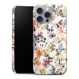 DeinDesign iPhone 16 Pro Max Handy Premium Case Smartphone Handyh&uuml;lle Schutzh&uuml;lle matt Pastel Flower Muster Premium Case