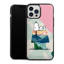 DeinDesign iPhone 13 Pro Max Handy Silikon H&uuml;lle Case schwarz Handyh&uuml;lle Official Licensed Product Peanuts Snoopy