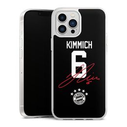 DeinDesign iPhone 13 Pro Max Handy Silikon H&uuml;lle Case transparent Handyh&uuml;lle Fcb Fc Bayern M&uuml;nchen Kimmich Silikon Case