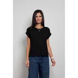 Seidel Moden Damen Kurzarmshirt &raquo;Otto exclusiv&laquo; Rundhals mit &Auml;rmelaufschlag -MADE IN GERMANY 34