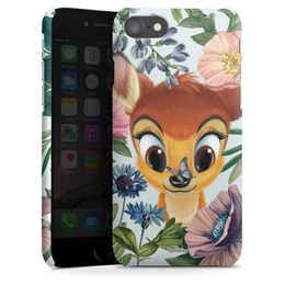 DeinDesign iPhone SE (2020) Handy Premium Case Smartphone Handyh&uuml;lle Schutzh&uuml;lle matt Disney Flowers Bambi Premium Case