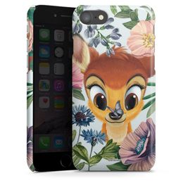 DeinDesign iPhone SE (2020) Handy Premium Case Smartphone Handyh&uuml;lle Schutzh&uuml;lle gl&auml;nzend Disney Flowers Bambi Premium Case