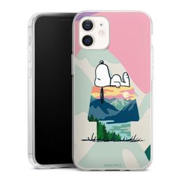 DeinDesign iPhone 12 Handy Silikon H&uuml;lle Case transparent Handyh&uuml;lle Official Licensed Product Peanuts Snoopy Silikon Case