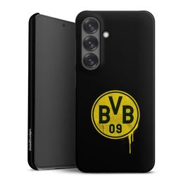 DeinDesign Galaxy S25 Handy Premium Case Smartphone Handyh&uuml;lle Schutzh&uuml;lle matt Borussia Dortmund Official Licensed Product Bvb Premium Case