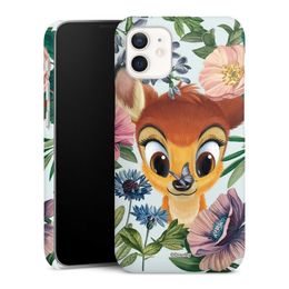 DeinDesign iPhone 12 mini Handy Premium Case Smartphone Handyh&uuml;lle Schutzh&uuml;lle matt Disney Bambi Flowers Premium Case