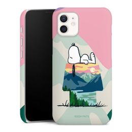 DeinDesign iPhone 12 mini Handy Premium Case Smartphone Handyh&uuml;lle Schutzh&uuml;lle matt Official Licensed Product Peanuts Snoopy Premium Case