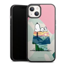 DeinDesign iPhone 13 Handy Gallery Case Handyh&uuml;lle 9H Geh&auml;rtetes Glas R&uuml;ckseite H&uuml;lle Official Licensed Product Peanuts Snoopy Gallery Case