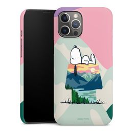 DeinDesign iPhone 12 Pro Max Handy Premium Case Smartphone Handyh&uuml;lle Schutzh&uuml;lle matt Official Licensed Product Peanuts Snoopy Premium Case