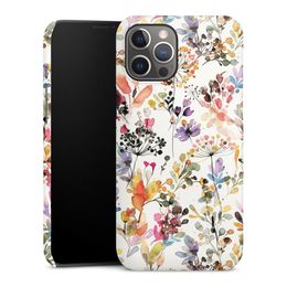 DeinDesign iPhone 12 Pro Max Handy Premium Case Smartphone Handyh&uuml;lle Schutzh&uuml;lle matt Pastel Flower Muster Premium Case