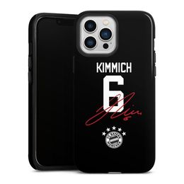 DeinDesign iPhone 13 Pro Max Handy Panzer Handyh&uuml;lle robuste Outdoor H&uuml;lle Schutzh&uuml;lle gl&auml;nzend Fcb Fc Bayern M&uuml;nchen Kimmich Tough Case