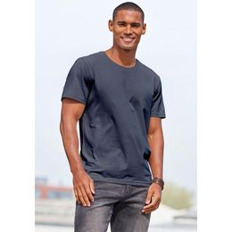 AUTHENTIC LE JOGGER Herren AUTHENTIC LE JOGGER T-Shirt Packung, 2, Freizeitshirt aus 100% Baumwolle schwarz S (44/46)