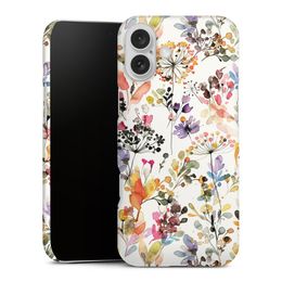 DeinDesign iPhone 16 Plus Handy Premium Case Smartphone Handyh&uuml;lle Schutzh&uuml;lle matt Pastel Flower Muster Premium Case