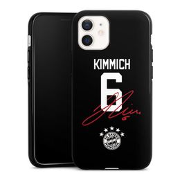 DeinDesign iPhone 12 mini Handy Silikon H&uuml;lle Case schwarz Handyh&uuml;lle Fcb Fc Bayern M&uuml;nchen Kimmich