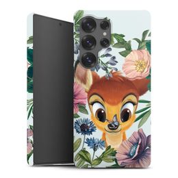 DeinDesign Galaxy S25 Ultra Handy Premium Case Smartphone Handyh&uuml;lle Schutzh&uuml;lle matt Disney Bambi Flowers Premium Case