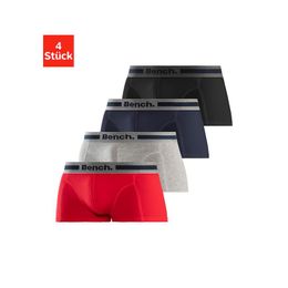 Bench. Herren Hipster Packung, 4 Stk. knapp sitzende Boxershorts aus Baumwollmischung bunt L, 4 Stk.