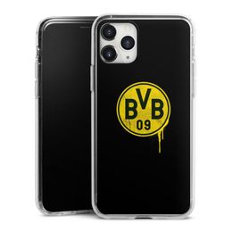 DeinDesign iPhone 11 Pro Max Handy Silikon H&uuml;lle Case transparent Handyh&uuml;lle Borussia Dortmund Official Licensed Product Bvb Silikon Case