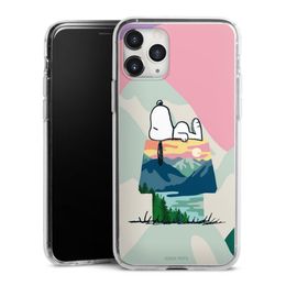 DeinDesign iPhone 11 Pro Max Handy Silikon H&uuml;lle Case transparent Handyh&uuml;lle Official Licensed Product Peanuts Snoopy Silikon Case