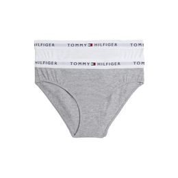 Tommy Hilfiger Underwear M&auml;dchen Bikinislip &raquo;2 PK BIKINI mit elastischem Bund im 2er-Pack&laquo; Packung, 2er-Pack, 2 Stk. unifarben, casual, k&ouml;rpernah, 