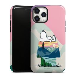 DeinDesign iPhone 11 Pro Handy Panzer Handyh&uuml;lle robuste Outdoor H&uuml;lle Schutzh&uuml;lle gl&auml;nzend Official Licensed Product Peanuts Snoopy Tough Case