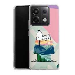 DeinDesign Xiaomi Redmi Note 13 Pro 5G Handy Silikon H&uuml;lle Case transparent Handyh&uuml;lle Official Licensed Product Peanuts Snoopy Silikon Case