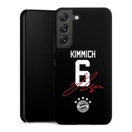 DeinDesign Galaxy S22 Handy Premium Case Smartphone Handyh&uuml;lle Schutzh&uuml;lle matt Fcb Fc Bayern M&uuml;nchen Kimmich Premium Case