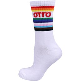 Capelli New York Herren Socken Limited Edition Pride-Socken mit OTTO-Logo, hochwertige softe Qualit&auml;t bunt 41-45