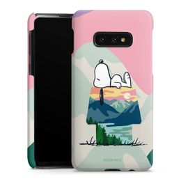 DeinDesign Galaxy S10e Handy Premium Case Smartphone Handyh&uuml;lle Schutzh&uuml;lle matt Official Licensed Product Peanuts Snoopy Premium Case