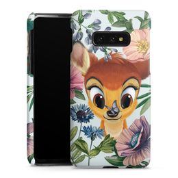 DeinDesign Galaxy S10e Handy Premium Case Smartphone Handyh&uuml;lle Schutzh&uuml;lle matt Disney Bambi Flowers Premium Case