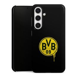 DeinDesign Galaxy S24 Handy Premium Case Smartphone Handyh&uuml;lle Schutzh&uuml;lle gl&auml;nzend Borussia Dortmund Official Licensed Product Bvb Premium Case