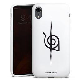 DeinDesign iPhone Xr Handy Silikon H&uuml;lle Case wei&szlig; Handyh&uuml;lle Konoha Sasuke Naruto Shippuden Silikon Case