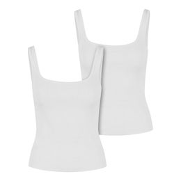 Urban Classics Damen Urban Classics Tanktop &raquo; Ladies Wide Neck Rib Top 2-Pack&laquo; XL