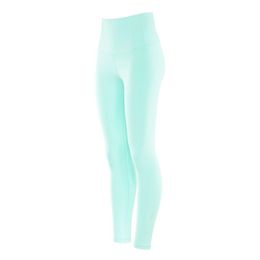 WINSHAPE Damen Leggings &raquo;Functional Comfort HWL117C&laquo; mit V-Shape Applikation und Core-Bund gr&uuml;n XL, Normalgr&ouml;&szlig;en