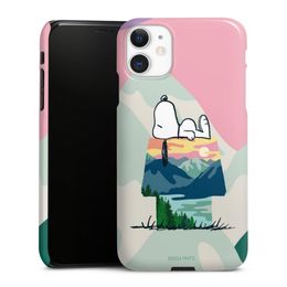 DeinDesign iPhone 11 Handy Premium Case Smartphone Handyh&uuml;lle Schutzh&uuml;lle gl&auml;nzend Snoopy Peanuts Official Licensed Product Premium Case