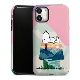 DeinDesign iPhone 11 Handy Panzer Handyh&uuml;lle robuste Outdoor H&uuml;lle Schutzh&uuml;lle matt Snoopy Peanuts Official Licensed Product Tough Case