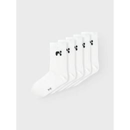 name it Herren Socken &raquo;NKNLARIS 5P SOCK NOOS&laquo; Packung, 5 Paar tlg. wei&szlig; 31 (33)