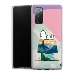 DeinDesign Galaxy S20 FE Handy Silikon H&uuml;lle Case transparent Handyh&uuml;lle Snoopy Peanuts Official Licensed Product Silikon Case