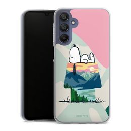 DeinDesign Galaxy A15 Handy Silikon H&uuml;lle Case transparent Handyh&uuml;lle Official Licensed Product Peanuts Snoopy Silikon Case