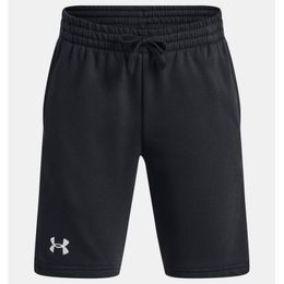 Under Armour Herren Sweatshorts f&uuml;r Sportmode und aktive Freizeit, aus Baumwolle und Polyester schwarz-wei&szlig; M (140/146), N-Gr