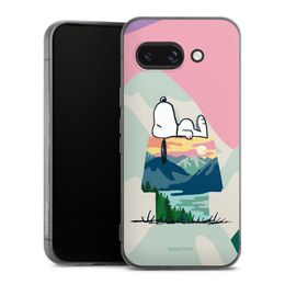 DeinDesign Google Pixel 9a Handy Silikon H&uuml;lle Case transparent Handyh&uuml;lle Official Licensed Product Peanuts Snoopy Silikon Case