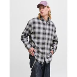 Jack & Jones Jack & Jones Herren Langarmhemd &raquo;JCOCOVER CHECKED FLANNEL SHIRT LS&laquo; L, N-Gr