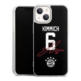 DeinDesign iPhone 13 Mini Handy Slim Case Silikon Handyh&uuml;lle transparent H&uuml;lle extra d&uuml;nn Fcb Fc Bayern M&uuml;nchen Kimmich Silikon Slim Case