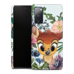 DeinDesign Galaxy S20 FE Handy Premium Case Smartphone Handyh&uuml;lle Schutzh&uuml;lle matt Disney Flowers Bambi Premium Case