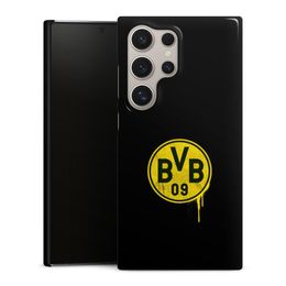 DeinDesign Galaxy S24 Ultra Handy Premium Case Smartphone Handyh&uuml;lle Schutzh&uuml;lle gl&auml;nzend Borussia Dortmund Official Licensed Product Bvb Premium Case