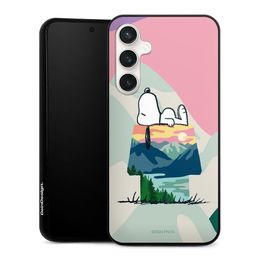 DeinDesign Galaxy S23 FE Handy Silikon H&uuml;lle Case schwarz Handyh&uuml;lle Official Licensed Product Peanuts Snoopy