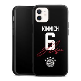 DeinDesign iPhone 12 mini Handy Premium Silikon H&uuml;lle Handyh&uuml;lle schwarz Case Fcb Fc Bayern M&uuml;nchen Kimmich Silikon Premium Case