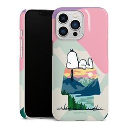 DeinDesign iPhone 13 Pro Handy Premium Case Smartphone Handyh&uuml;lle Schutzh&uuml;lle gl&auml;nzend Official Licensed Product Peanuts Snoopy Premium Case