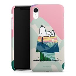 DeinDesign iPhone Xr Handy Premium Case Smartphone Handyh&uuml;lle Schutzh&uuml;lle matt Official Licensed Product Peanuts Snoopy Premium Case