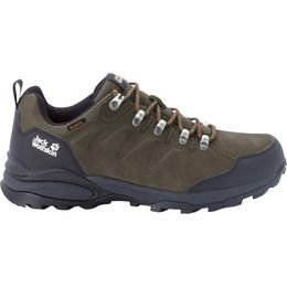 Jack Wolfskin Herren Hikingschuh &raquo;REFUGIO TEXAPORE LOW M&laquo; braun UK 7,5 - EU 41, Normalschaft