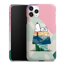 DeinDesign iPhone 11 Pro Max Handy Premium Case Smartphone Handyh&uuml;lle Schutzh&uuml;lle gl&auml;nzend Snoopy Peanuts Official Licensed Product Premium Case