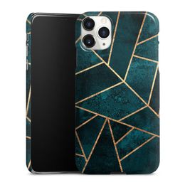 DeinDesign iPhone 11 Pro Max Handy Premium Case Smartphone Handyh&uuml;lle Schutzh&uuml;lle gl&auml;nzend Stone Elisabeth Fredriksson Gold & Copper Premium Case